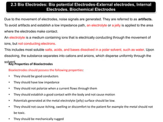 2.3 bio elctrodes.pptx | Chemistry | Science