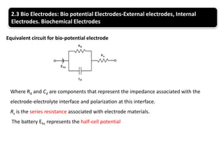 2.3 bio elctrodes.pptx | Chemistry | Science