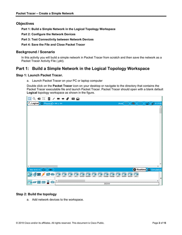 2115 Packet Tracer Create A Simple Network Using Packet Tracer 3pdf