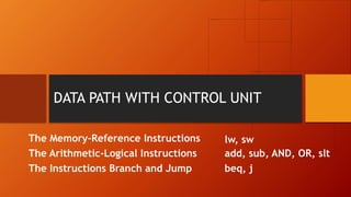 2. Datapath Design with Control Unit.pptx