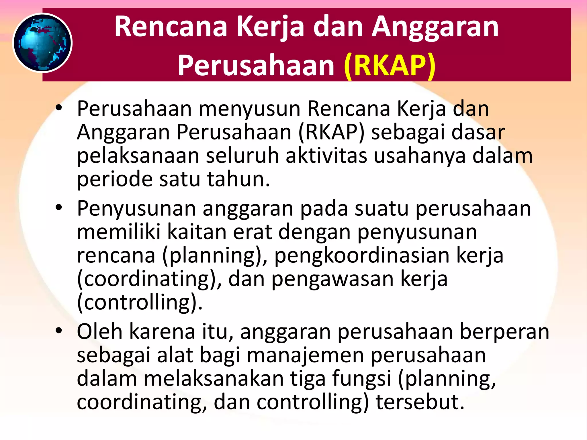 Overview RJPP dan RKAP _ BimTek "Penyusunan Rencana Kerja dan Anggaran ...