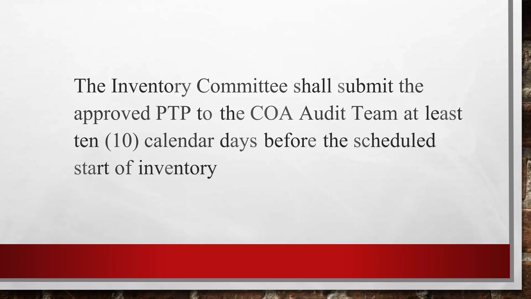 Property Inventory Plan | PPTX