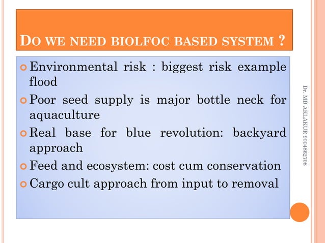 BIOFLOC TECHNOLOGY BASED AQUACULTURE | PDF
