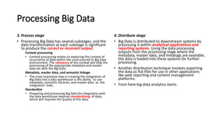 Handling and Processing Big Data | PPTX | Databases | Computer Software and Applications