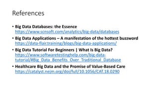 Handling and Processing Big Data | PPTX | Databases | Computer Software and Applications