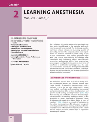 2. LEARNING ANESTHESIA.pdf | Surgery | Medical Health
