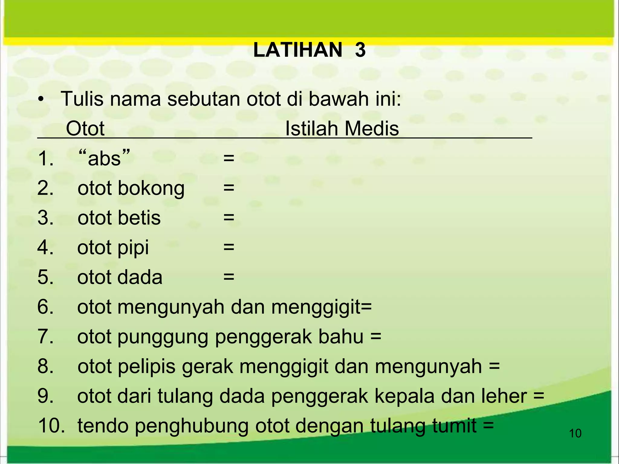 2. Terminologi Medis sistem otot.ppt