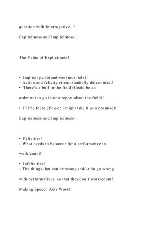 2. The Locutionary, Illocutionary and Perlocutionary ActsThe loc.docx