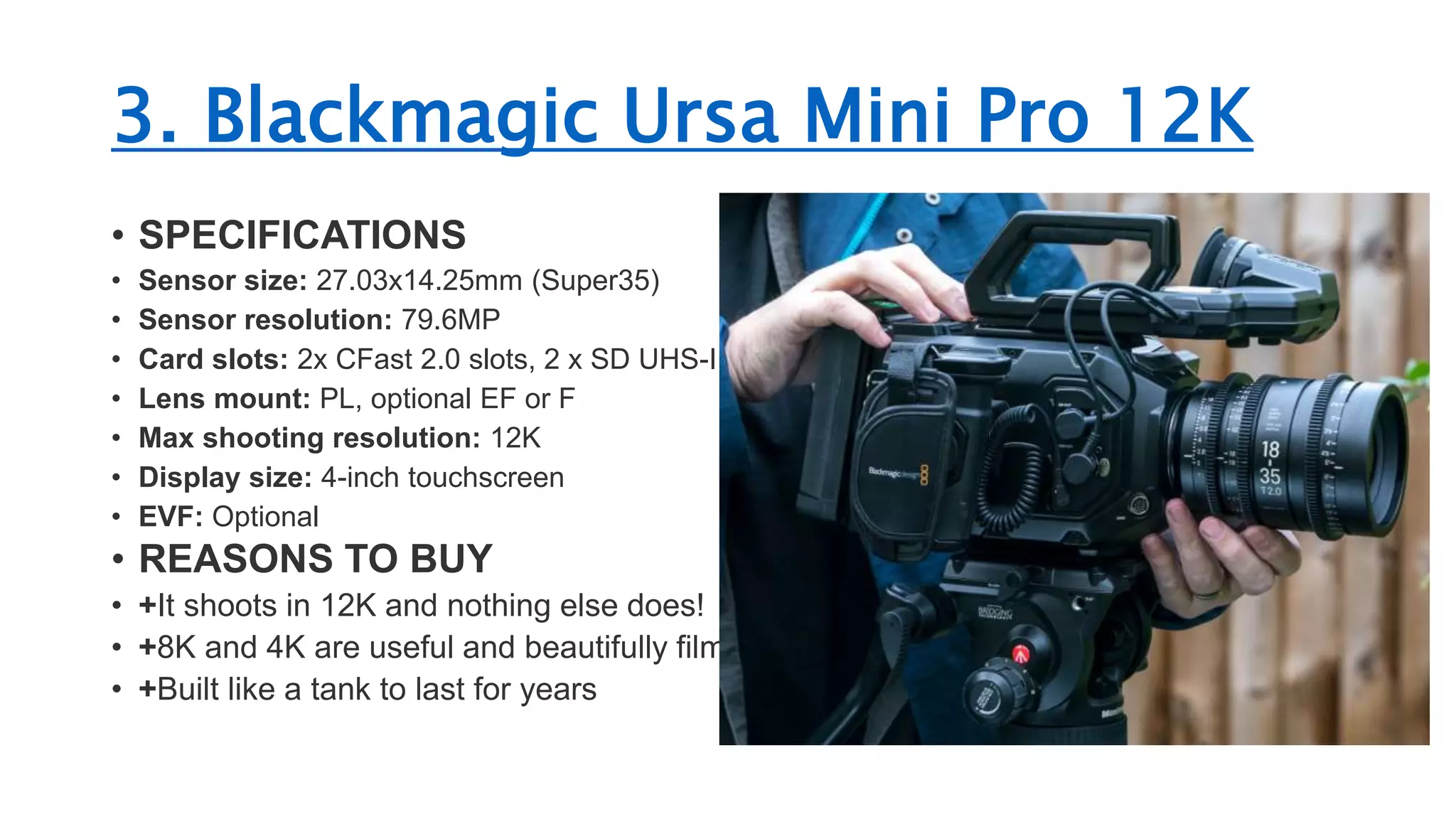 Top 5 Best Cameras For Studio | PPT