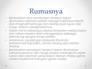 2. Fungsi Sastera Melayu.pptx