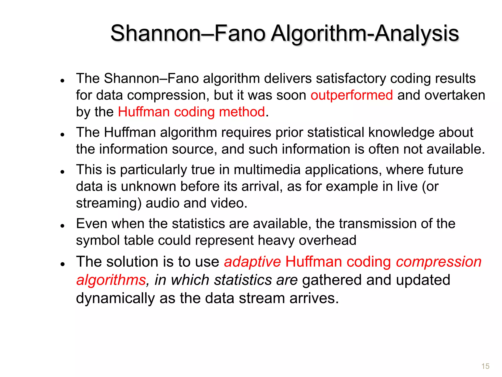 23 Unit Ii Text Compression A Outline Compression Techniques Run Length Codingppt 9674