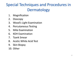 2. Approach to dermatologic diagnosis.pptx | Skin and Dermatology ...