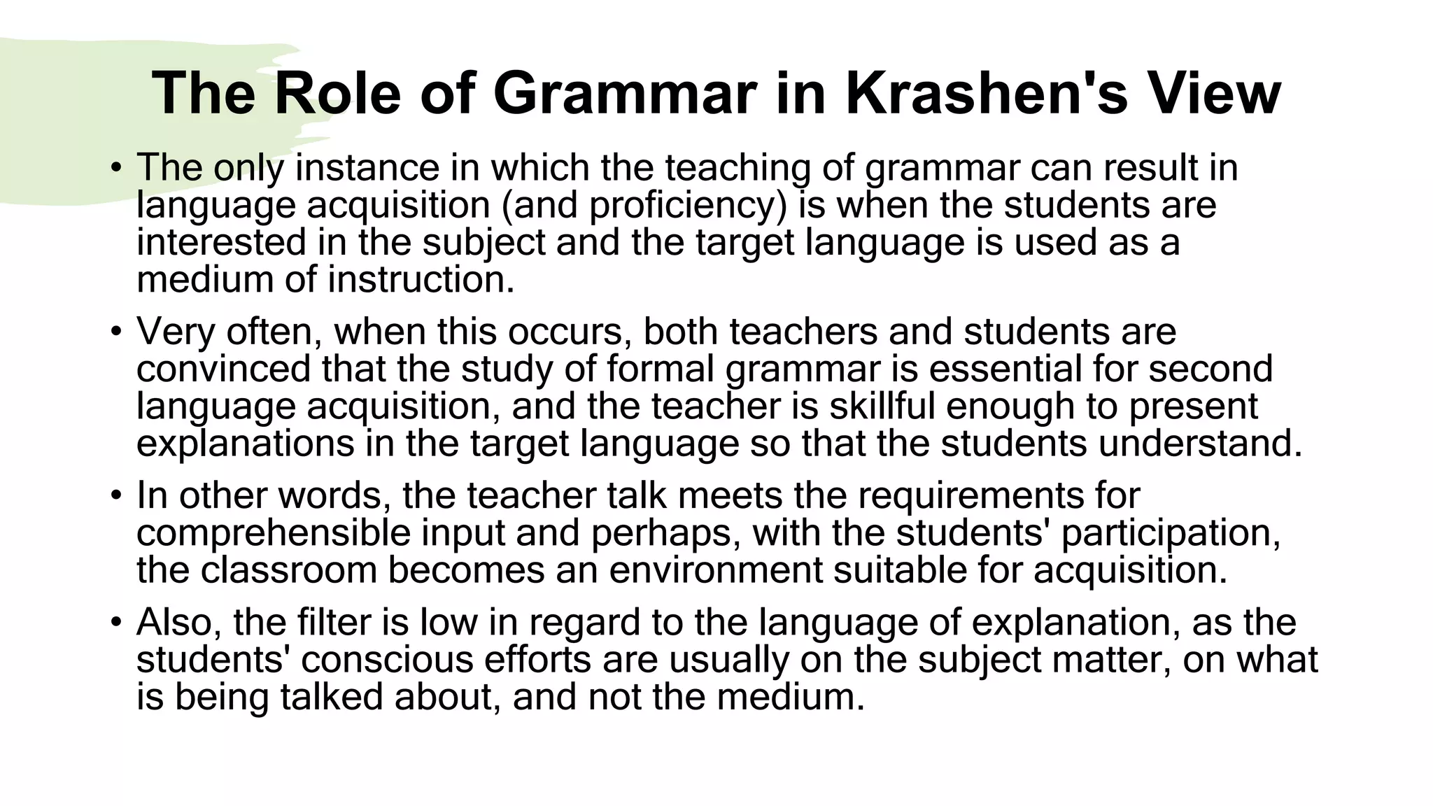 Presentation_The 5 hypotheses of Krashen's Theory of Second.pptx