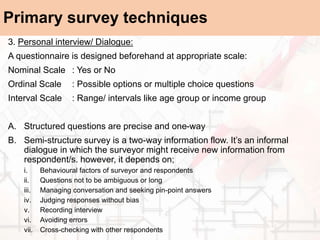 Data survey design for Urban Planning | PPTX