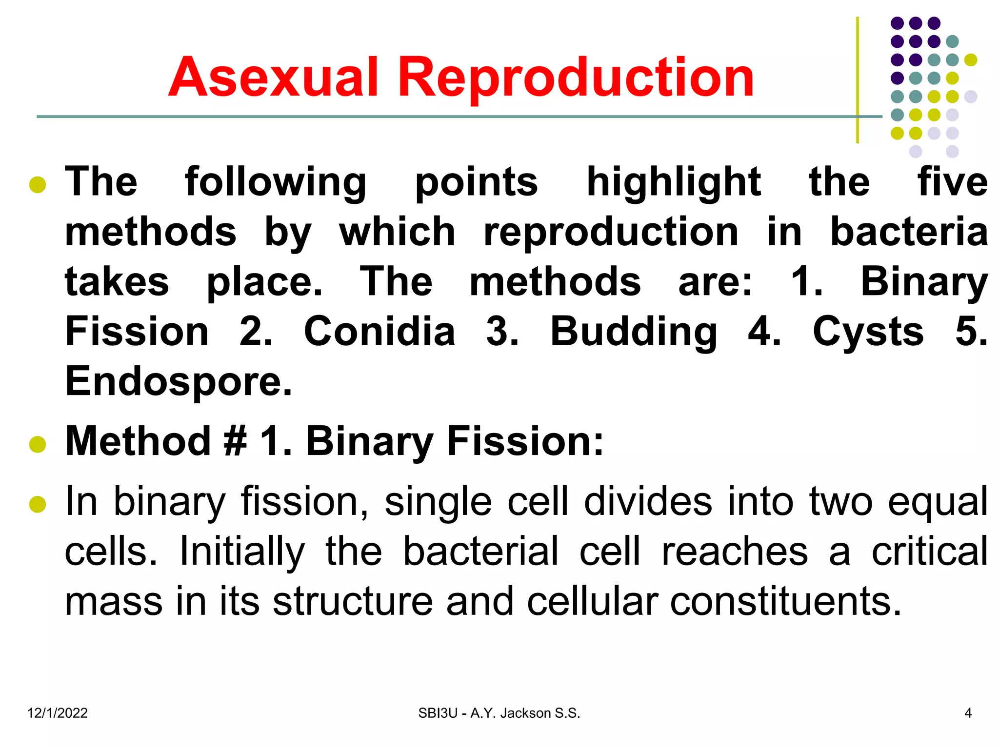 2. Bacterial Reproduction. Dr. Thirunahari Uagandhar ppt | PPT