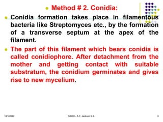 2. Bacterial Reproduction. Dr. Thirunahari Uagandhar ppt | PPT