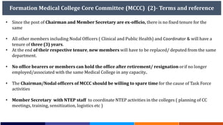 Formation, functions-meeting template- and reporting format for medical ...