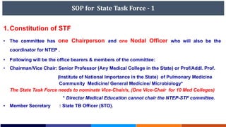 Revised standard operating procedures (SOP), roles, and scope of ...
