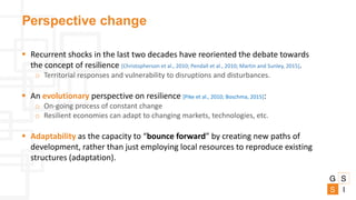 Productivity and resilience in regions and cities - Andrea Ascani | PDF ...