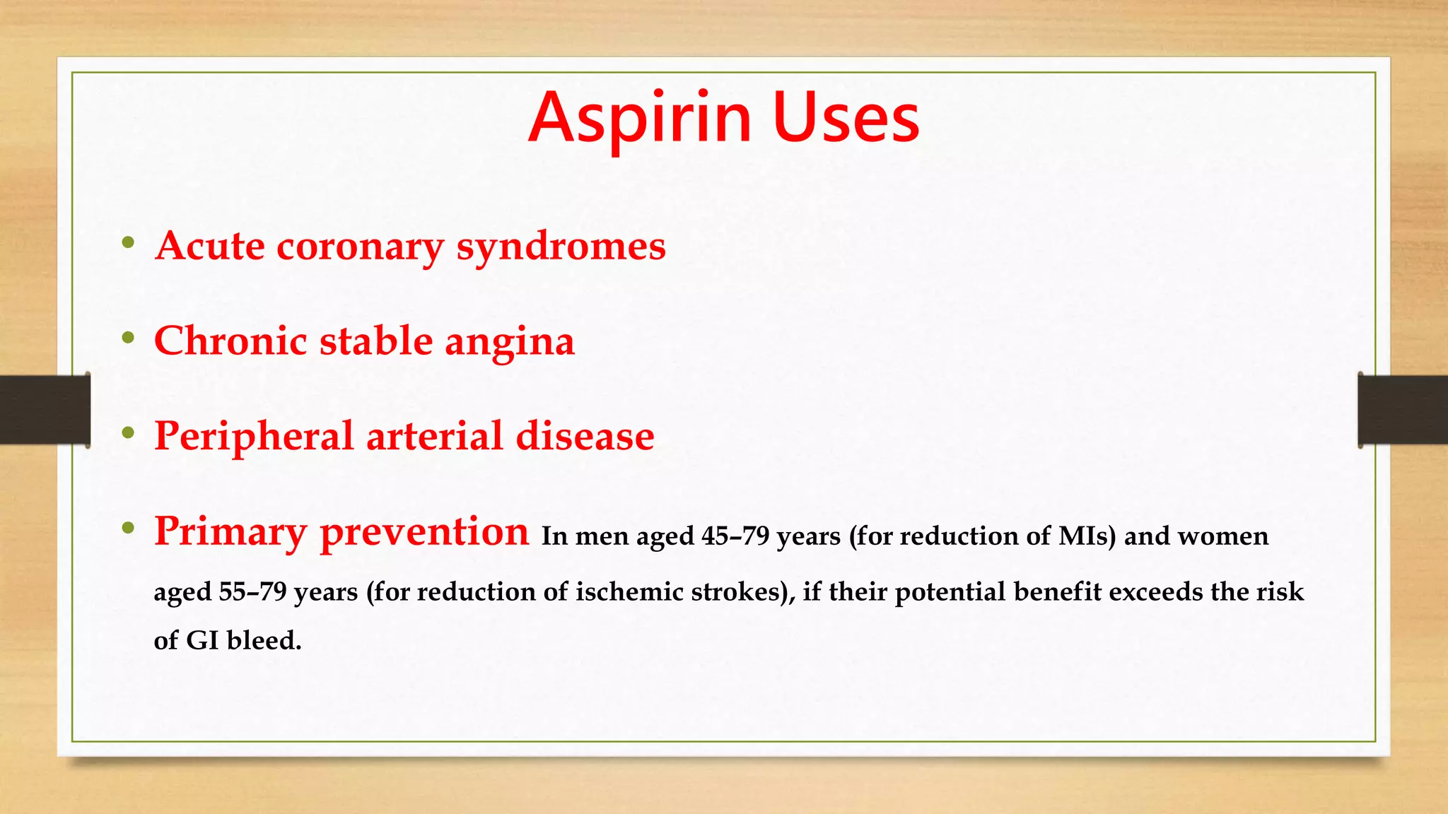 Role of antiplatelets in cardiovascular diseases.pptx