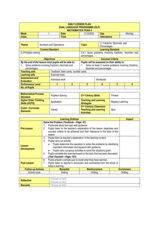 2. Fractions, Decimals, and Percentages.docx