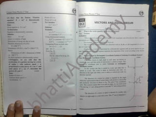 11th physics chapter 2 | PDF