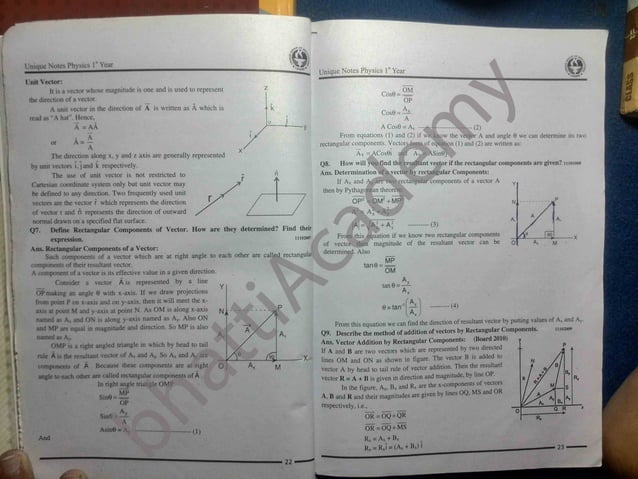11th physics chapter 2 | PDF | Physics | Science