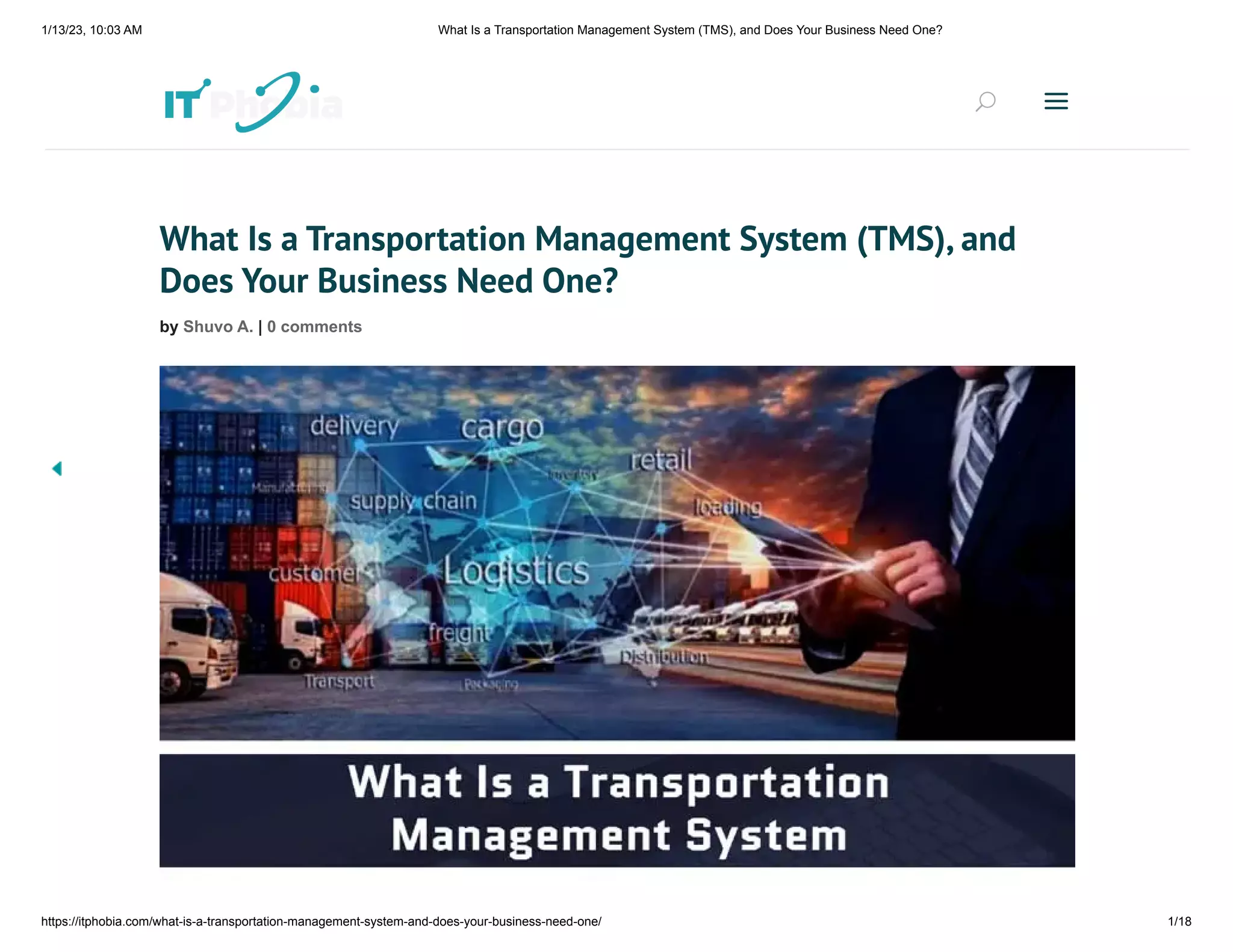 Transportation Management System