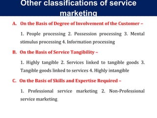 2. Service Classification, Service mix, Moment of truth _ Intangibility ...