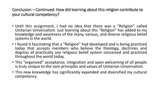 2.1 - Investigate a Religion - Unitarian-Universalism - Submit.pptx