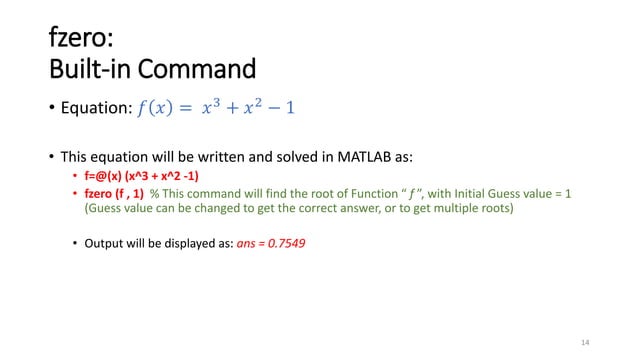 2 Fixed Point Iterationpptx Computing Technology And Computing