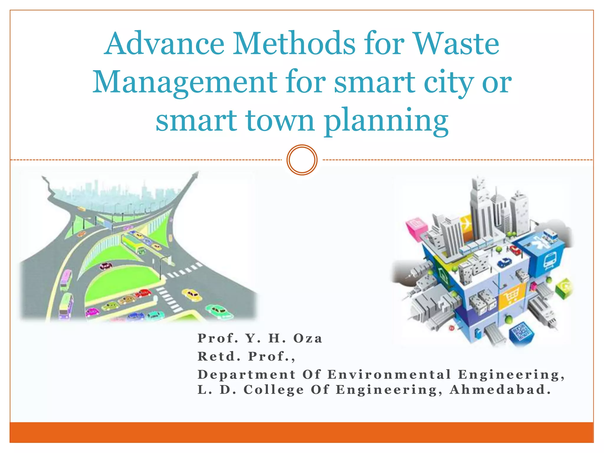 Advance Methods for waste management | PPTX