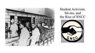 2.2.23 Student Activism, Sit-ins, and the Rise of SNCC.pptx