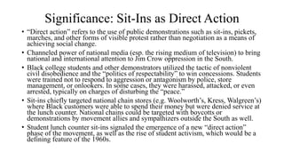 2.2.23 Student Activism, Sit-ins, and the Rise of SNCC.pptx