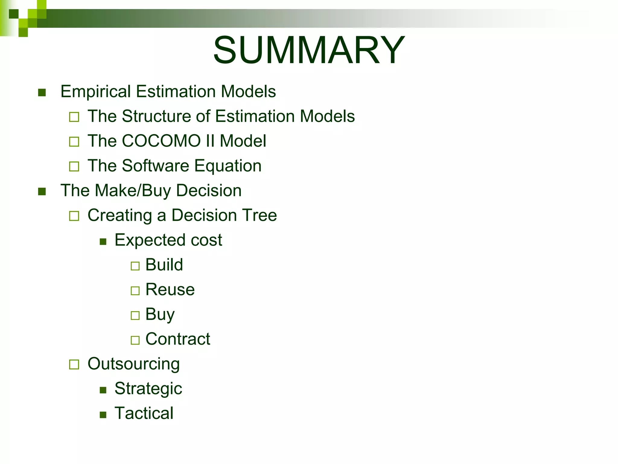2.6 Empirical estimation models & The make-buy decision.ppt