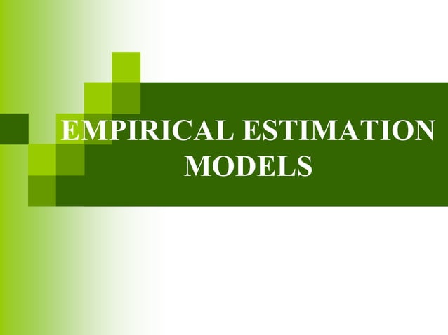 2.6 Empirical estimation models & The make-buy decision.ppt