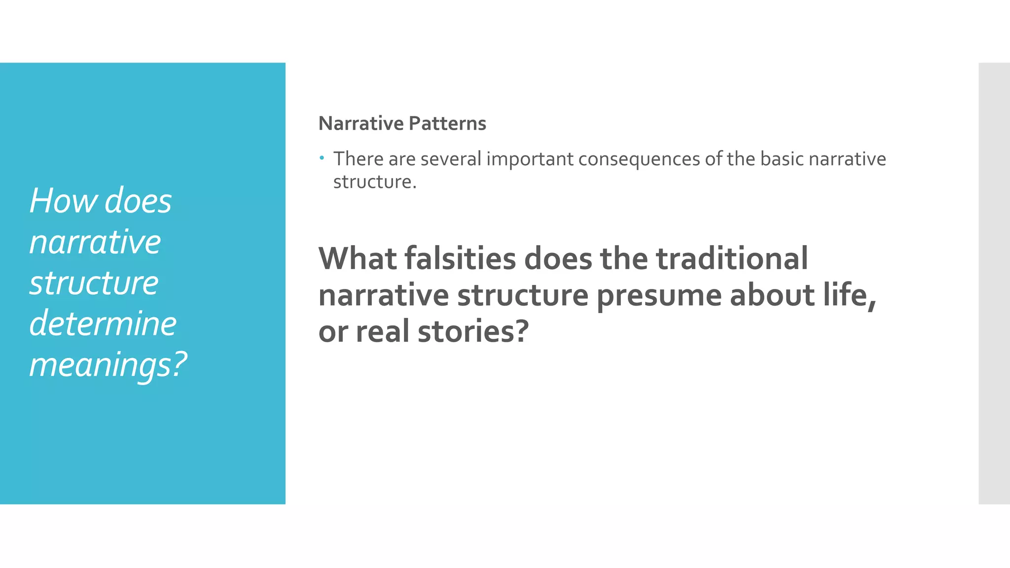 2.3) Manipulation of Traditional Narrative Structure Pt. 2.pptx