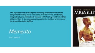 2.3) Manipulation of Traditional Narrative Structure Pt. 2.pptx