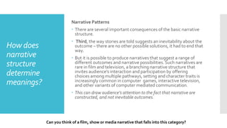 2.3) Manipulation of Traditional Narrative Structure Pt. 2.pptx