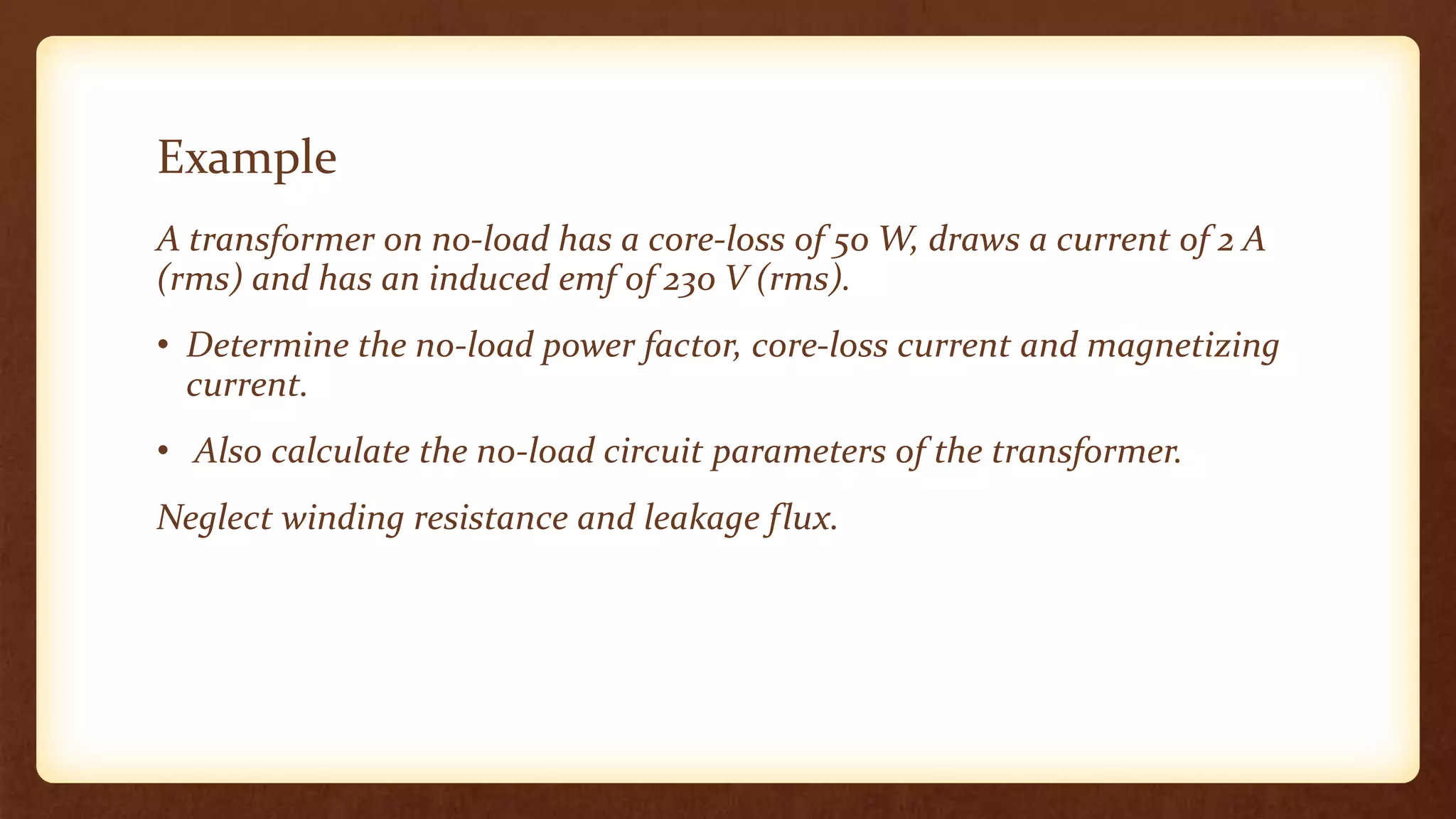 2. transformer on No load.pptx