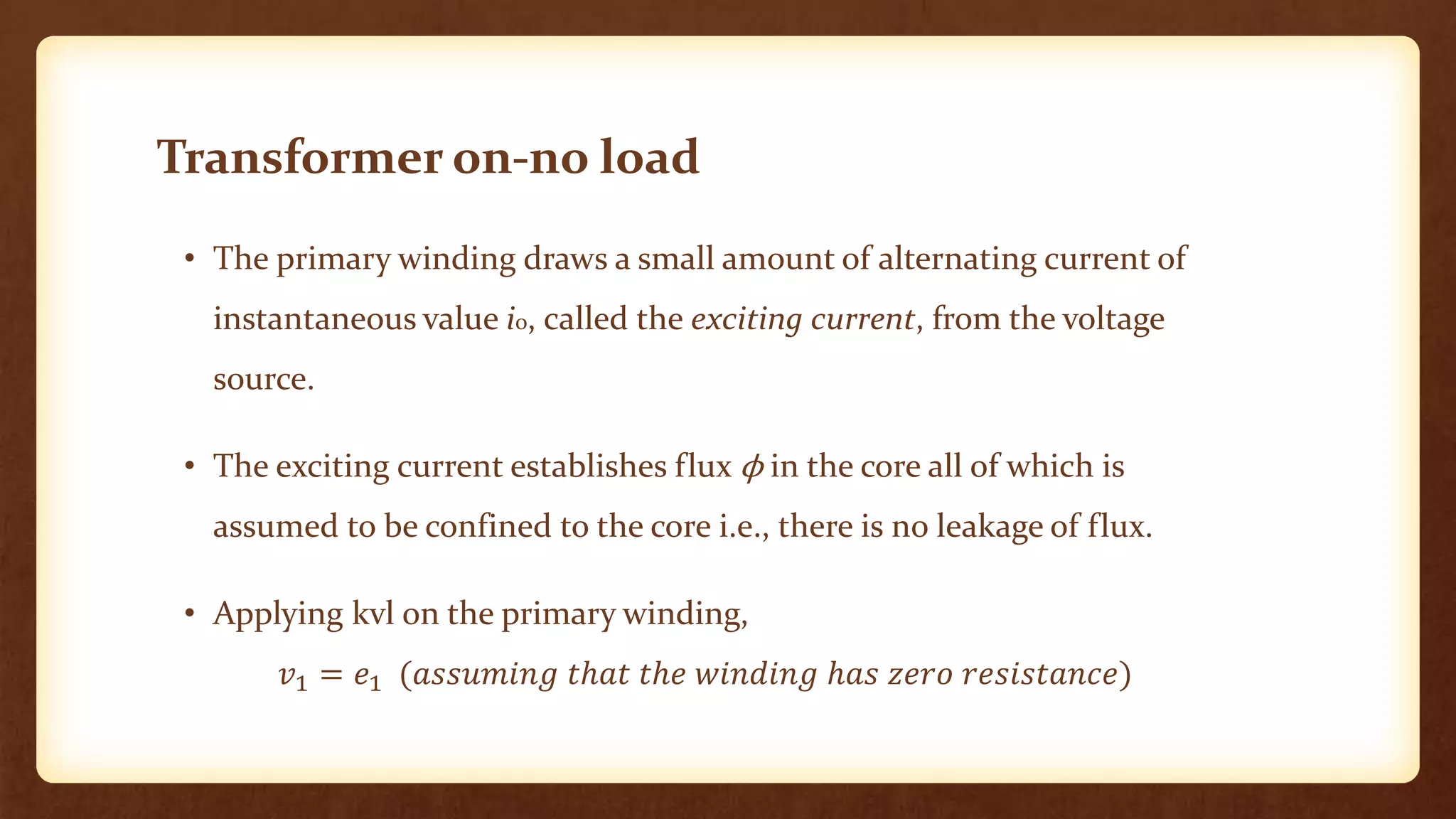 2. transformer on No load.pptx