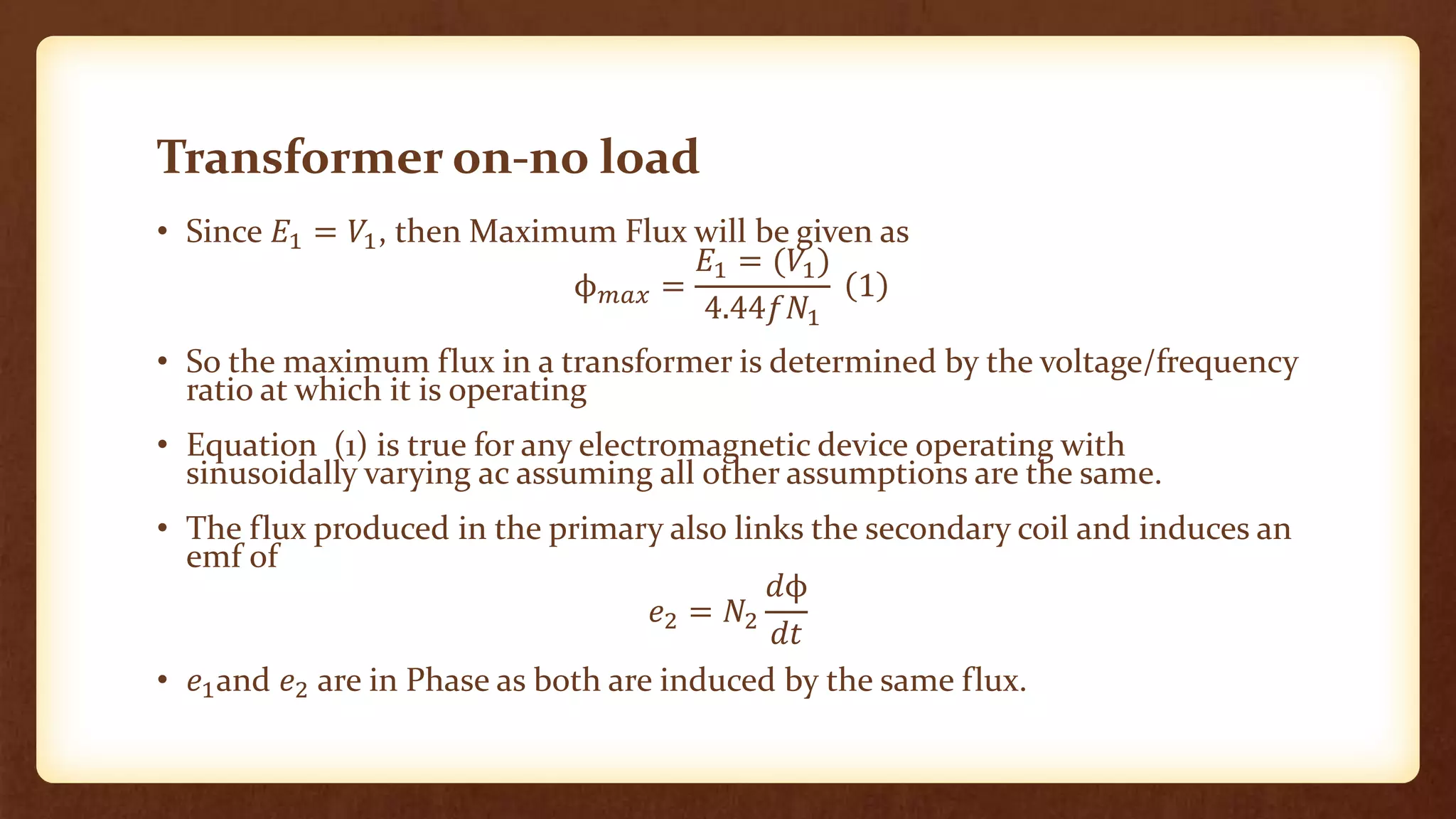 2. transformer on No load.pptx