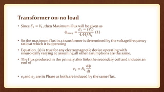 2. transformer on No load.pptx