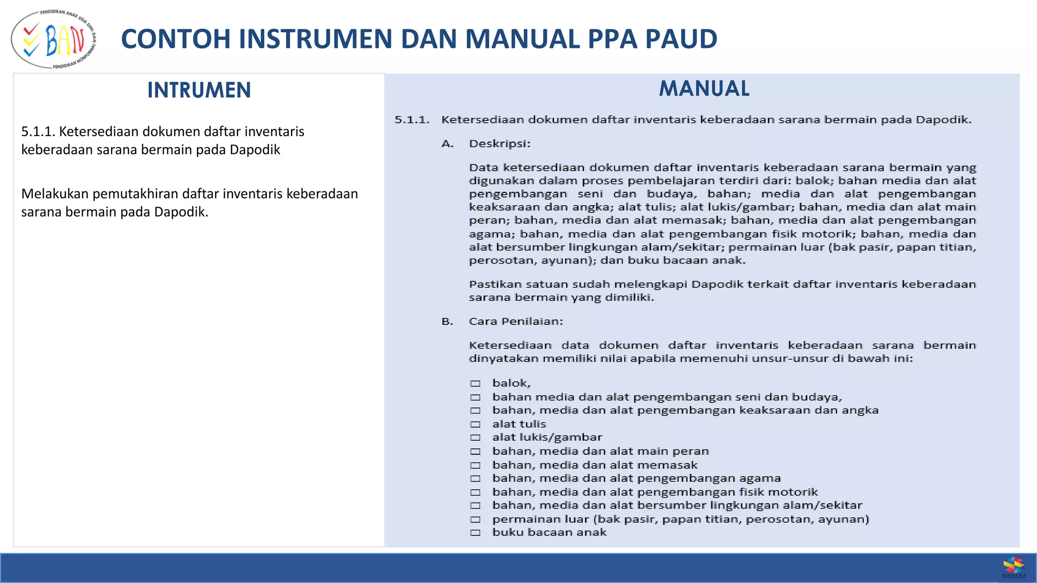 2. Paparan Intrumen dan Manual PPA Satuan PAUD-Sosialisasi Akreditasi (1).pdf