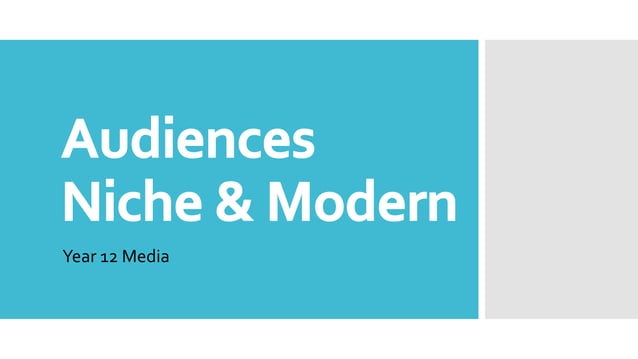 2.4) Niche Audiences.pptx