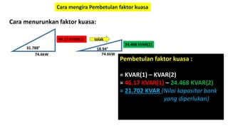 2.MENGIRA KEJATUHAN FAKTOR KUASA DIFINASI KESAN PF RENDAH PEMBETULAN FK ...