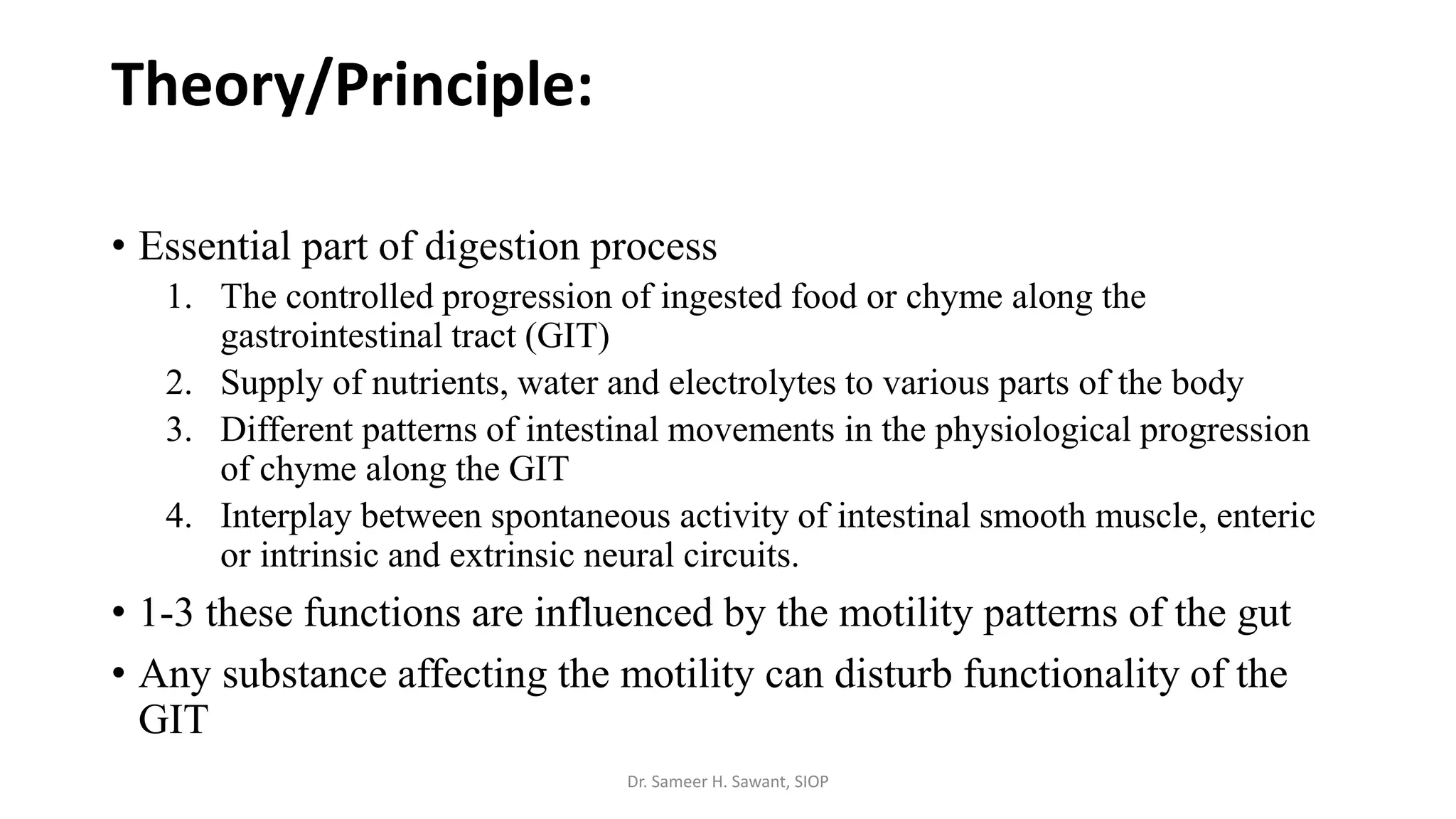 2. To study effect of drugs on gastrointestinal motility Experiment .pptx
