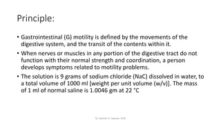 2. To study effect of drugs on gastrointestinal motility Experiment .pptx