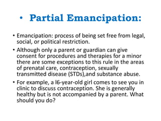 2. Autonomy, Competence, Minor, Consent, & Confidentiality.pptx