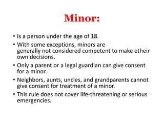 2. Autonomy, Competence, Minor, Consent, & Confidentiality.pptx
